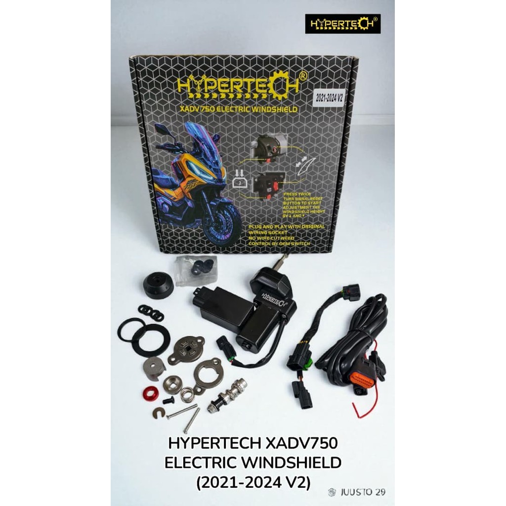 HyperTech Motozied Windshield actuator Xadv 750 V2 & V3 Pnp with stock ...