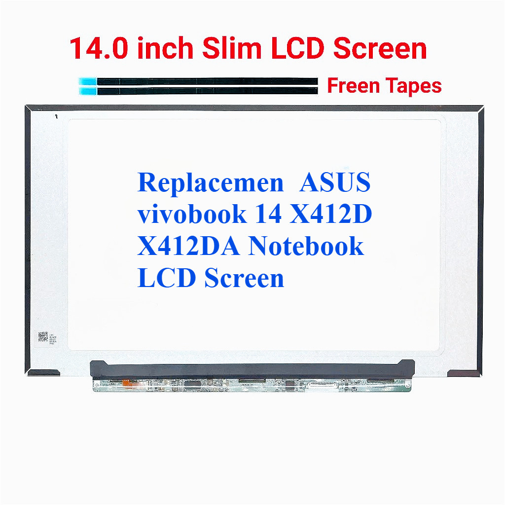 Replacemen ASUS vivobook 14 X412D X412DA Laptop LCD screen LED IPS FHD ...