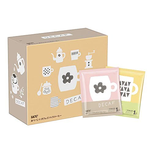 UCC Delicious Decaffeinated Coffee Drip Coffee Regular 50 cups ...