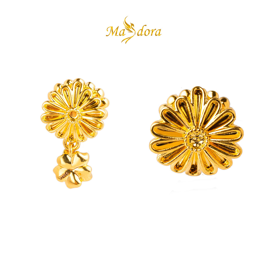 MASDORA 916 Gold Beads Bead Emas ~ HG Golden Plain Dangle Daisy (EMAS ...