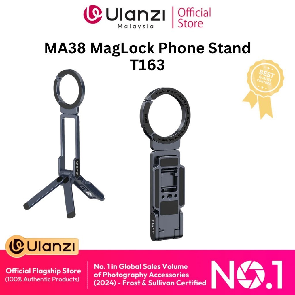 Ulanzi MA38 MagLock Phone Stand Magnetic Phone Stand with Hidden Hook ...