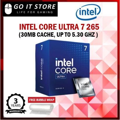 INTEL CORE ULTRA 7 265 / INTEL CORE ULTRA 7 265F PROCESSOR | Shopee ...