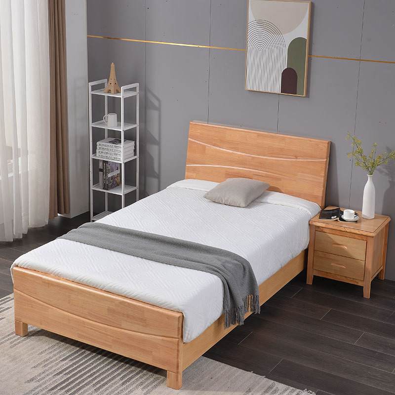[NEW] Katil Kayu Pejal 1.2 1.8 Meter Katil Double Warna Semulajadi ...