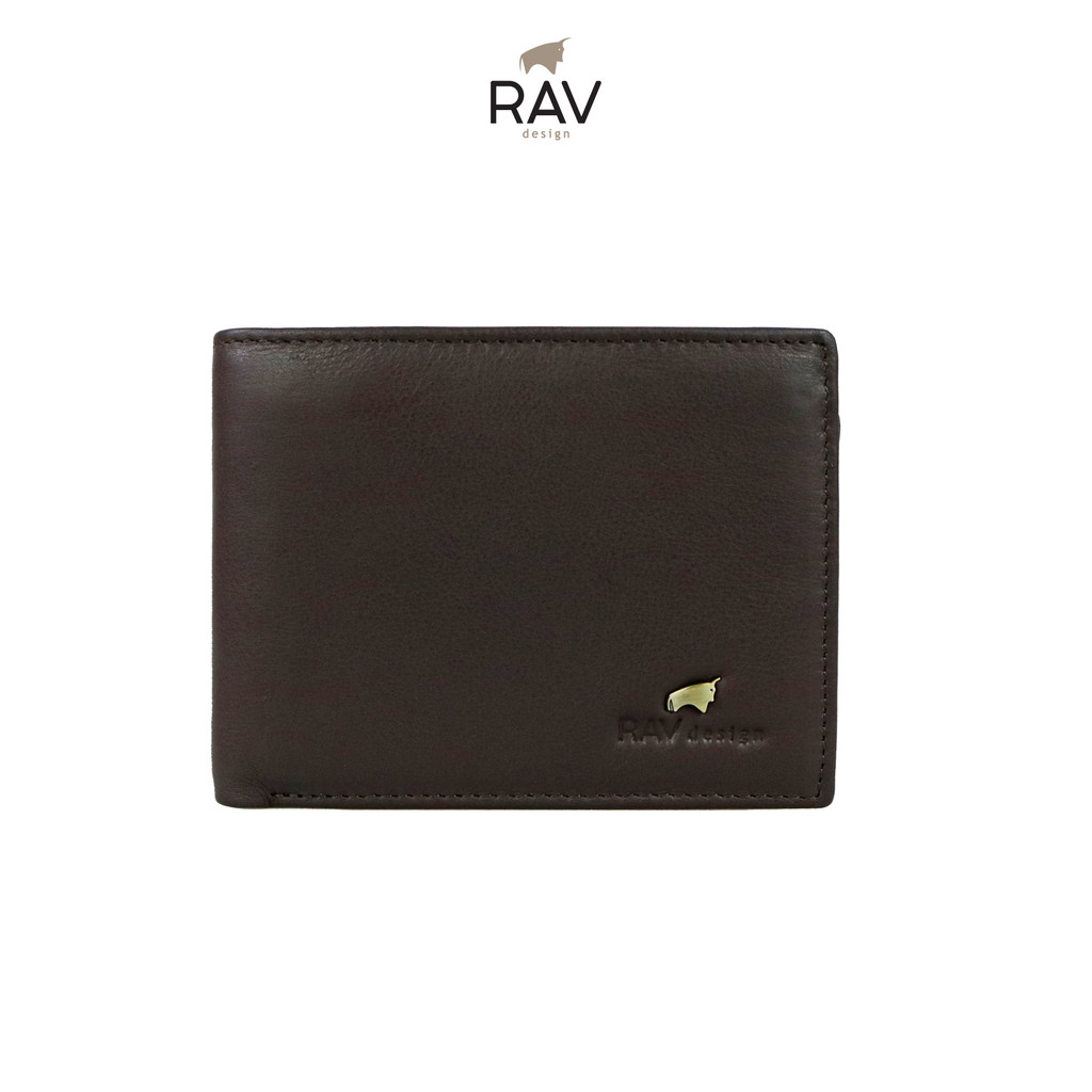 RAV DESIGN Men's RFID Short Wallet / Genuine Leather / Brown / RVW786G2 ...