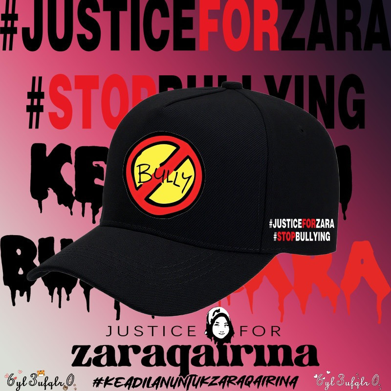 Casual NEW Baseball Cap Justice For Zara Qairina Printed Cap Unisex For ...