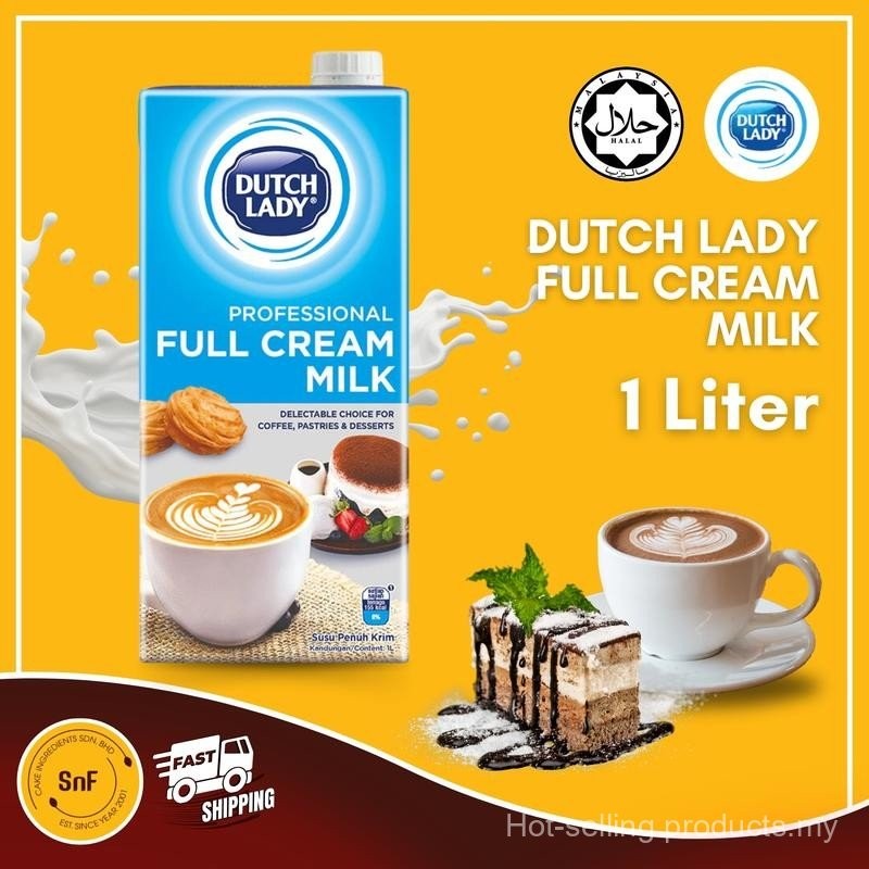 Dutch Lady Professional Full Cream Milk Susu Barista Susu Full Cream ...