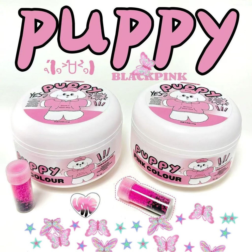 Slime Sweetheart Pink Puppy Cute Water Tank Foaming Glue Big Box ...
