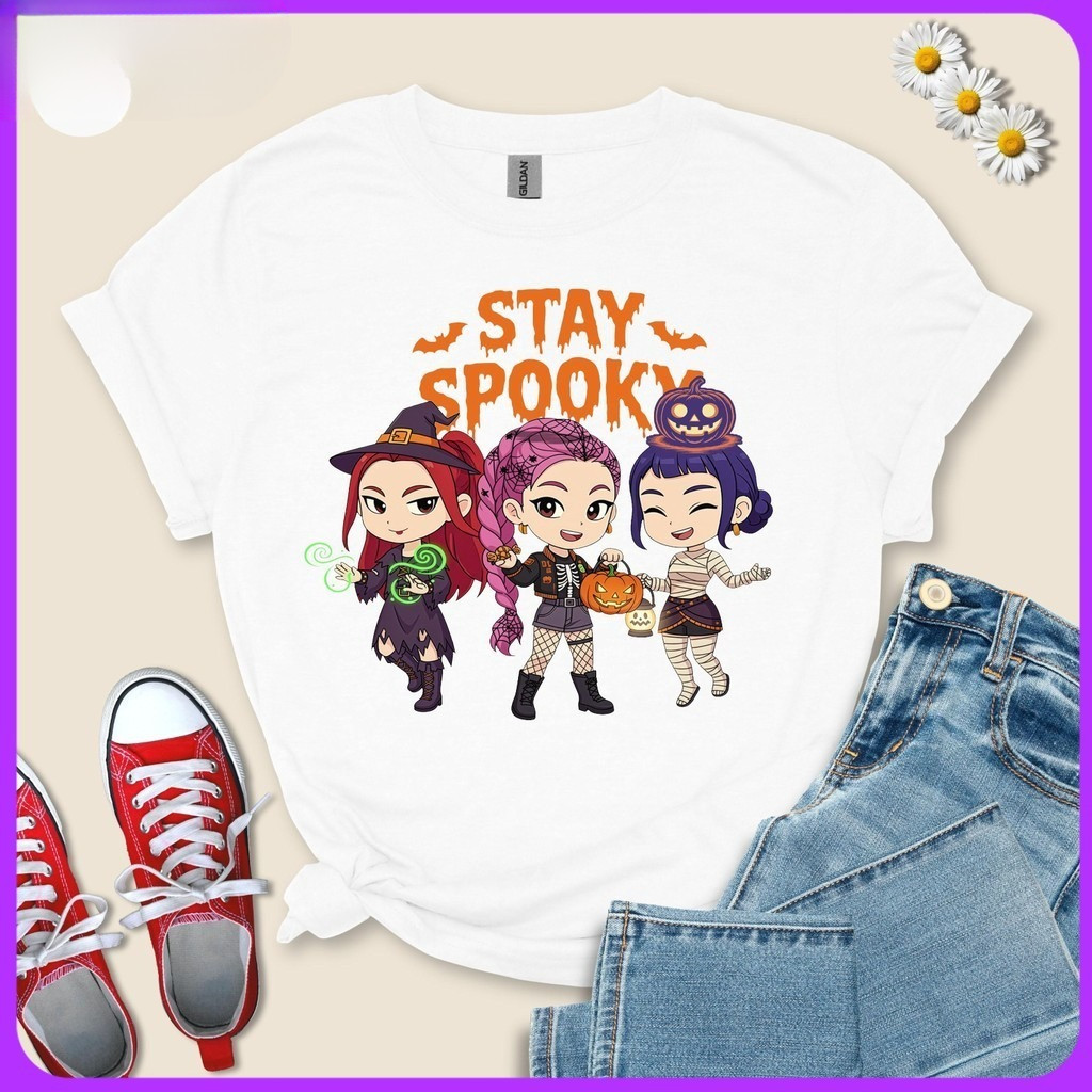 COD Halloween Kpop Demon Hunters T-Shirt Kpop Huntrix Baju Kids Adult ...