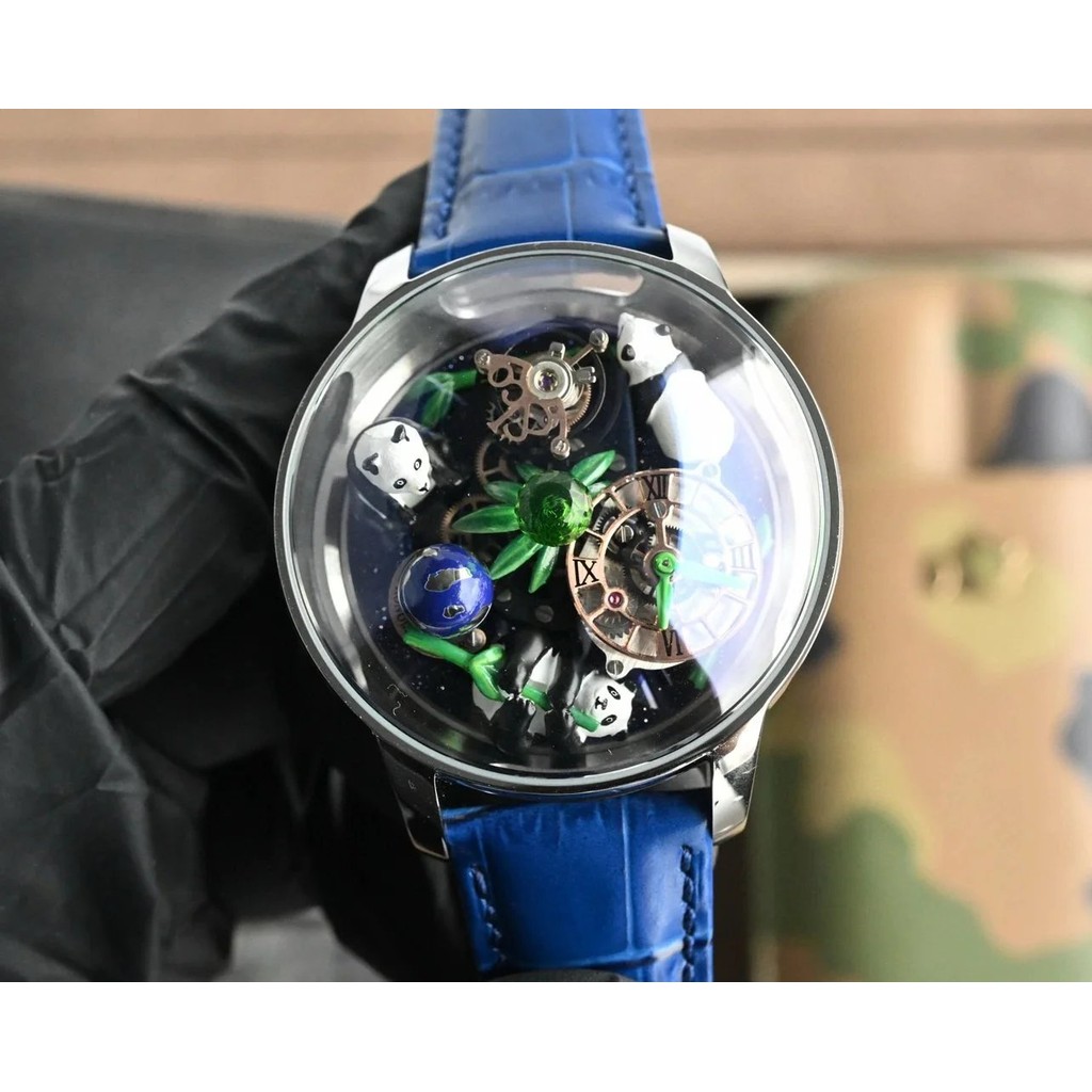 {JACOB & CO} Czech Leopard Celestial Art Tourbillon Panda Watch ...