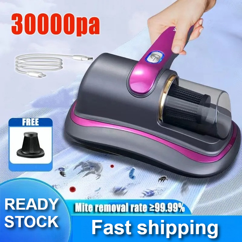 [READY STOCK] 30000PA Portable Dust Mite Vacuum Cleaner Wireless Mite ...