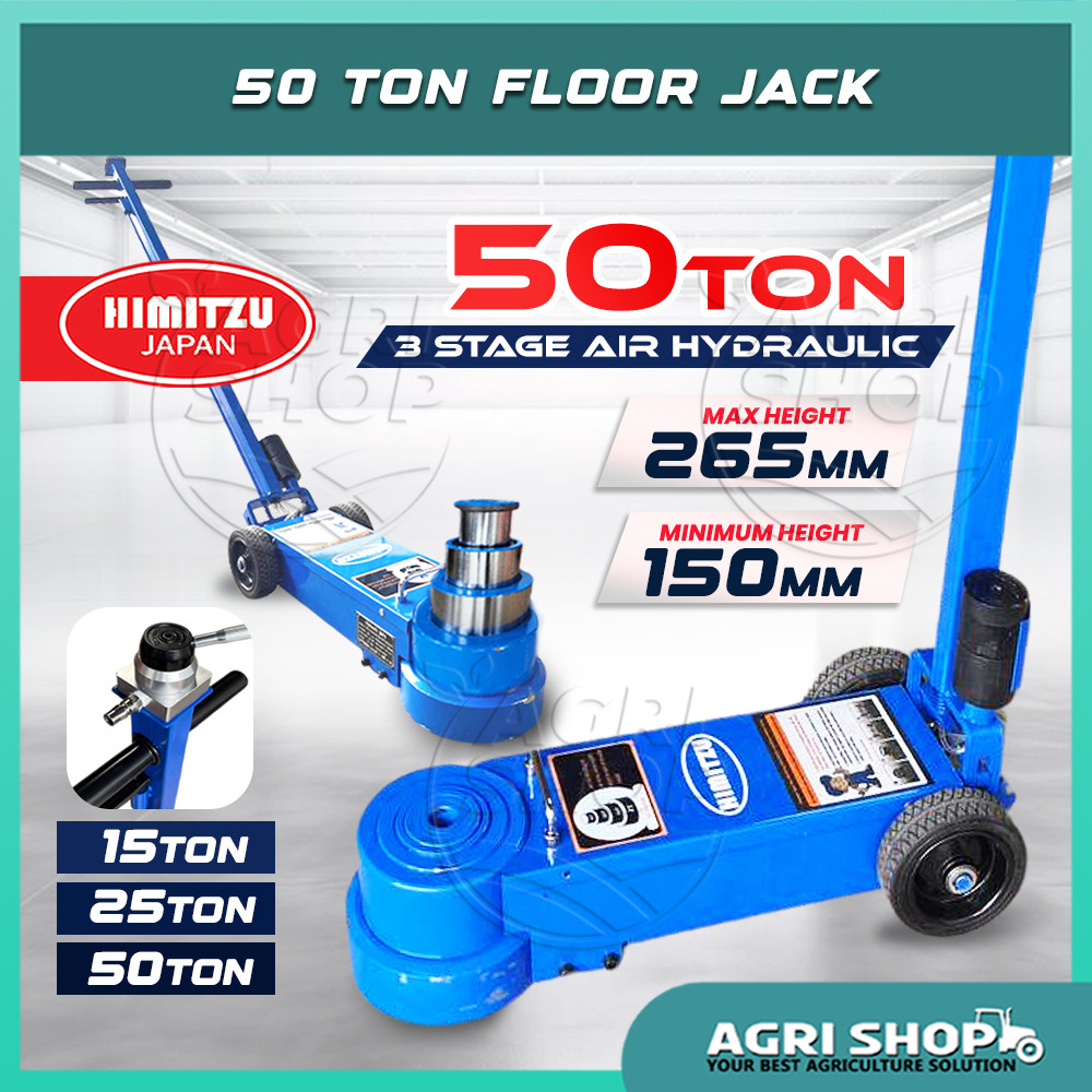 Air Hydraulic Floor Jack Foldable 50 Ton High quality Durable Lorry Car ...