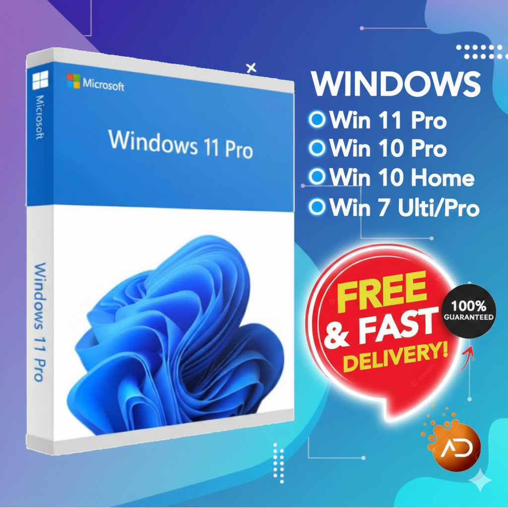 Ready Stock Windows 11/10 Pro/Home/Ent Code Product Key Lifetime ...