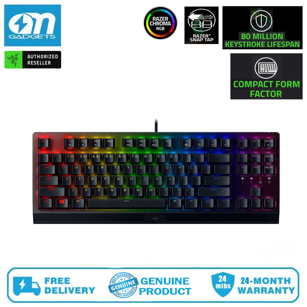 Razer BlackWidow V3 Tenkeyless Mechanical Gaming Keyboard Mechanical ...