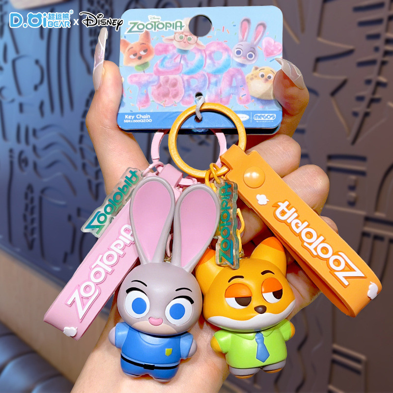 [Ready Stock] Zootopia Official Keychain | Judy Hopps & Nick Wilde ...