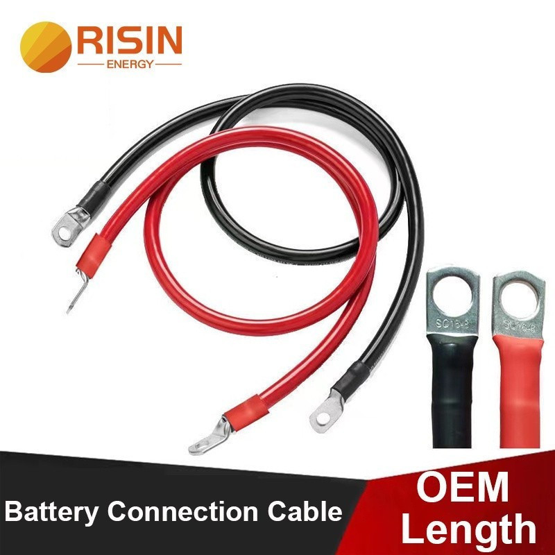100cm Extra Flexible PVC Battery Cable 50mm2 345A SC50-8 Copper Battery ...