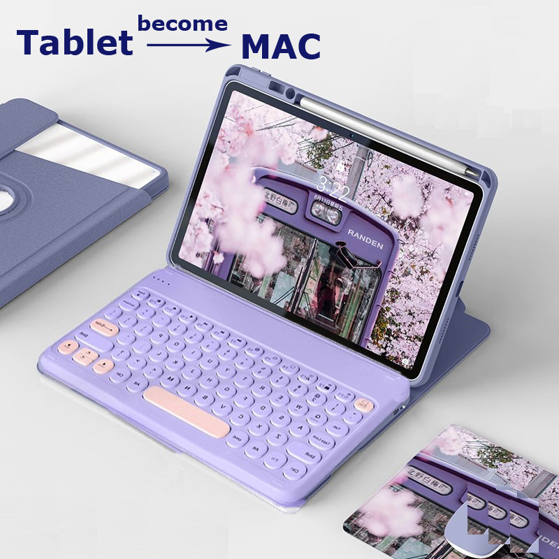 720° Rotating Keyboard for Samsung Galaxy Tab S10 Lite 11" X400 X406B ...