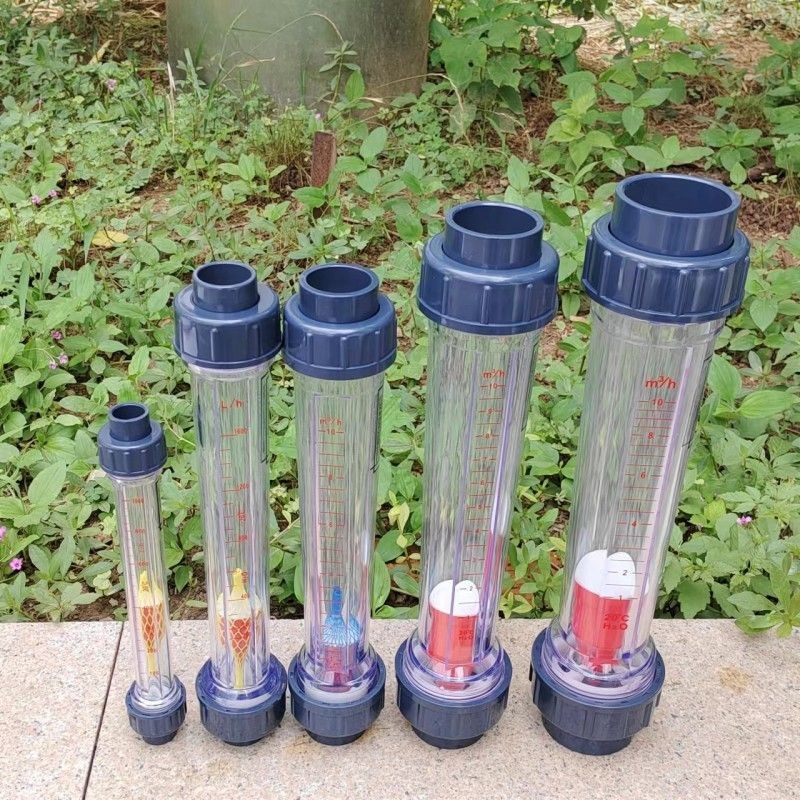 [Long Tube] LFS15/25/50 Plastic Rotor Flow Meter Transparent Liquid ...