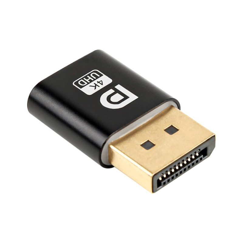 [OriginalGrass] Virtual Display Adapter DP Display Port Dummy Plug 4K ...
