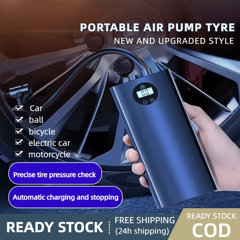 2025 Portable Air Pump Tyre pam tayar kereta motor Car Motorcycle ...