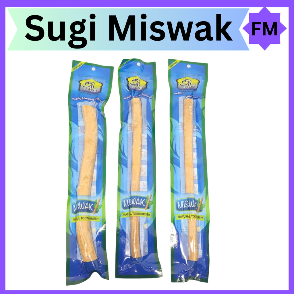 Kayu Sugi Miswak Berus Gigi Asli Siwak Natural Organic | Shopee Malaysia