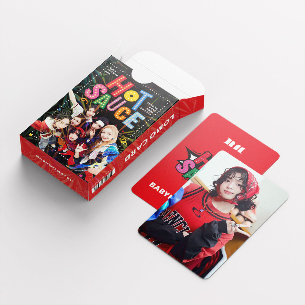 55pcs BM HELLO MONSTERS Lomo Cards REALLY LIKE YOU Love In My Heart ...