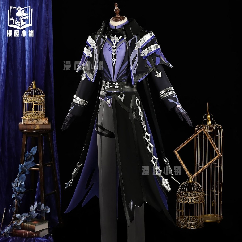 Genshin Impact Kyryll Chudomirovich Flins Cosplay Costume Wig Uniform ...