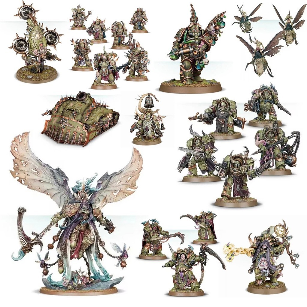 Death Guard, Plague Marine, Resin Model (unassembled, unpainted ...