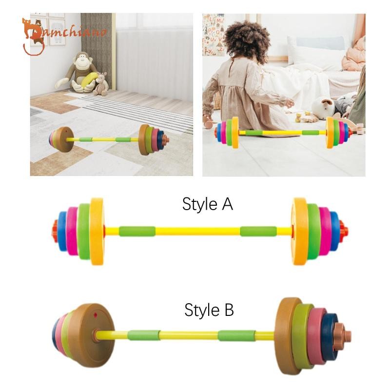 gamchiano Kids Weight Toy Kids Barbell Pretend Play Exercise Arm ...