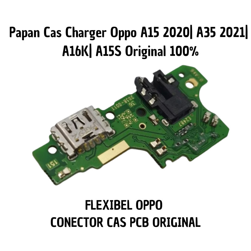Oppo A15 2020 Charger Board| A35 2021 A16K| A15S Original 100% FLEXIBLE ...