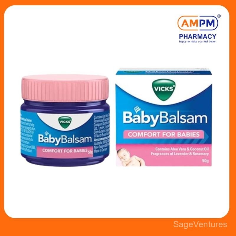 Vicks Baby Balsam 50g (for baby) | Shopee Malaysia