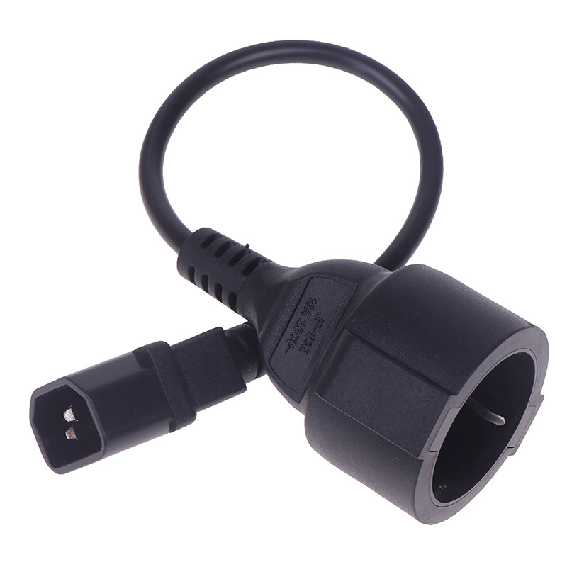 {hangmai} PDU UPS Cable IEC C14 To Euro Schuko Socket Power Extend ...