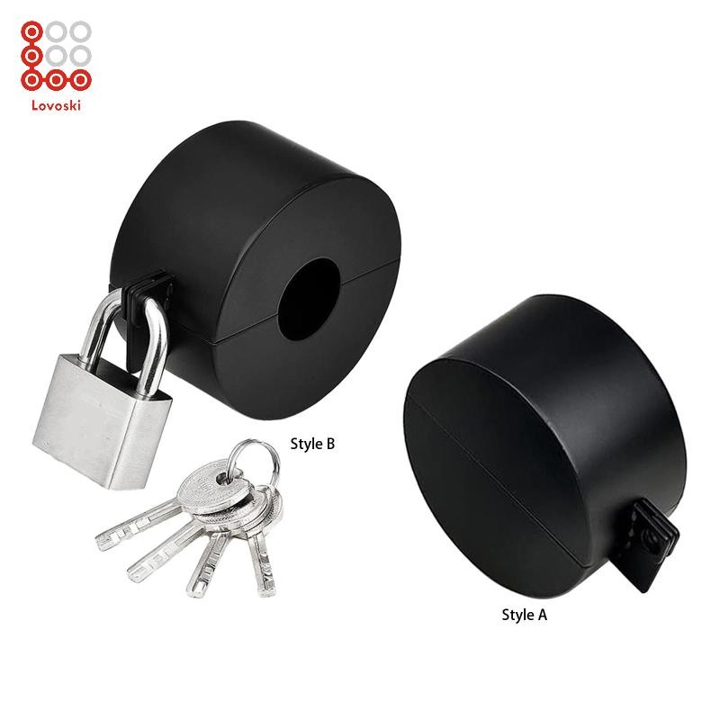 [Lovoski] Door Knob Lock Device, Door Handle Lock Cover, Easy to Use ...