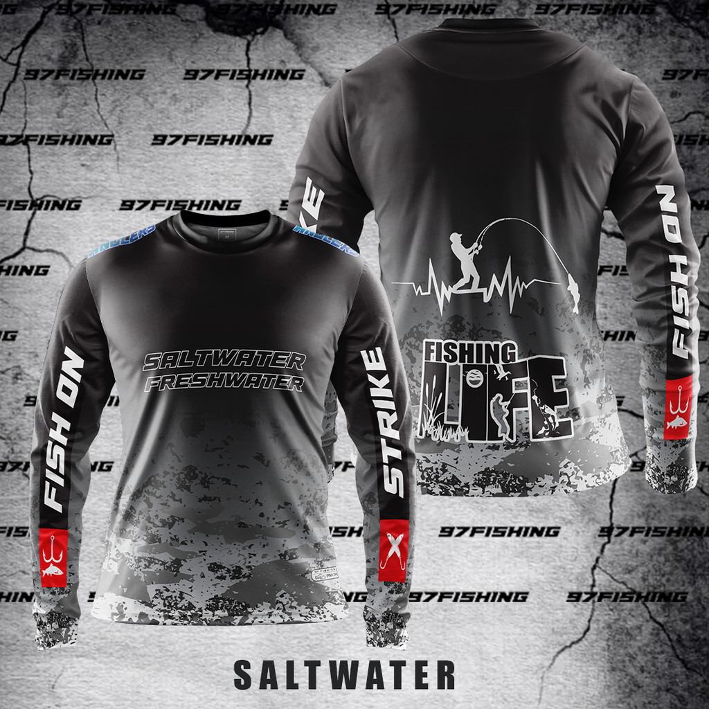 SALTWATER BAJU MEMANCING FISHING SHIRT | Shopee Malaysia
