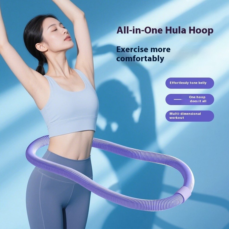 Soft exercise hula hoop, spring hula hoop - the perfect tool for ...