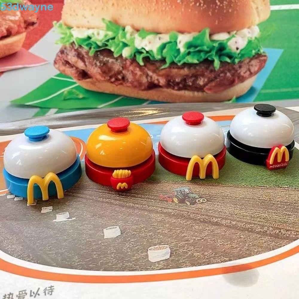 DWAYNE Restaurant Order Bell, Hand Press Creative McDonald's Bell ...