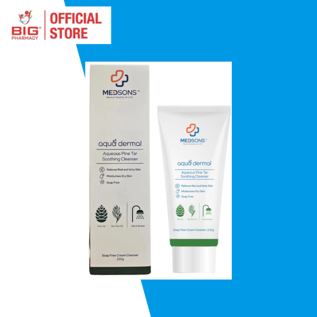MEDSONS AQUEOUS PINE TAR SOOTHING CLEANSER 220G | Shopee Malaysia