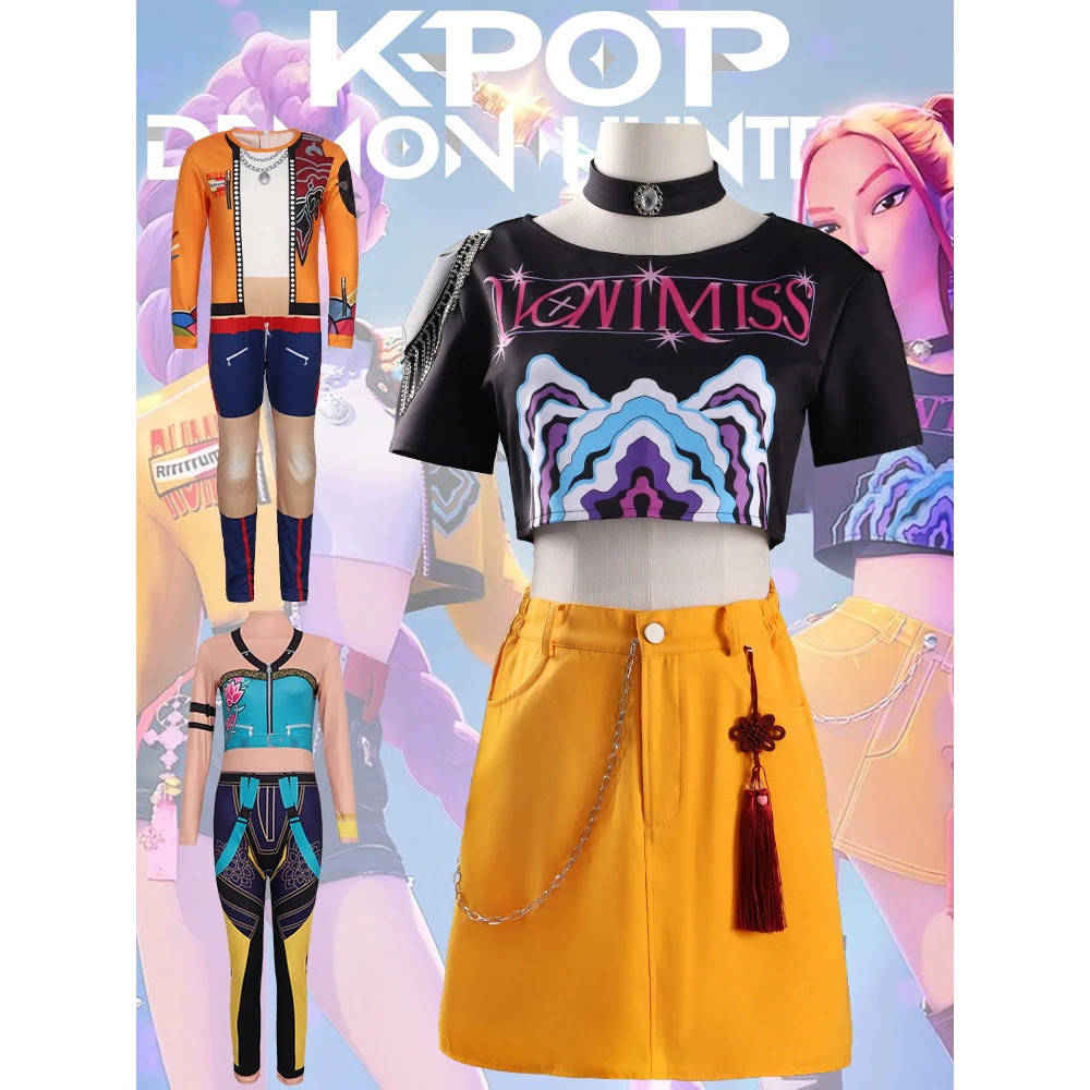 【Local Ship！】KPop Demon Hunters Cosplay Costume Set - Full Outfit for ...