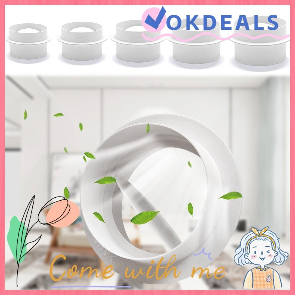 OKDEALS Pipe Check Valve, 80/100/110/150/200mm Plastic Air Duct Check ...