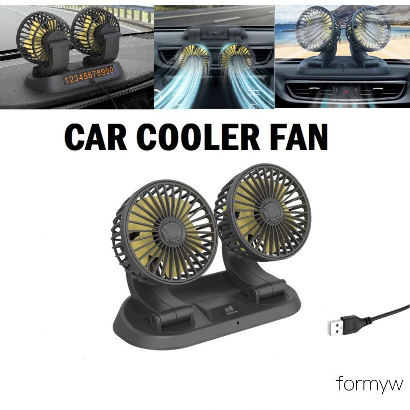🔥 Hot Sale 🔥 Car Mini Fan USB Interface Large Truck Wind Power Car ...