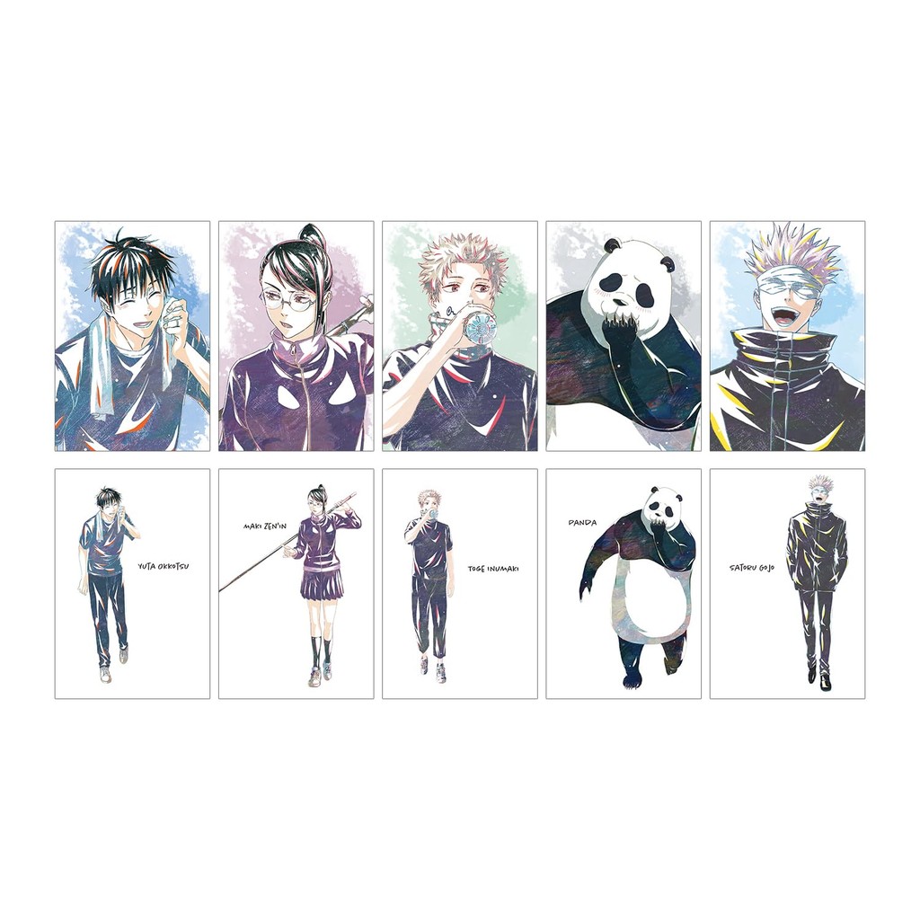 [Official] Jujutsu Kaisen 0 The Movie Trading Ani-Art Postcards (Unit/Box) [Complete Box/10 ...