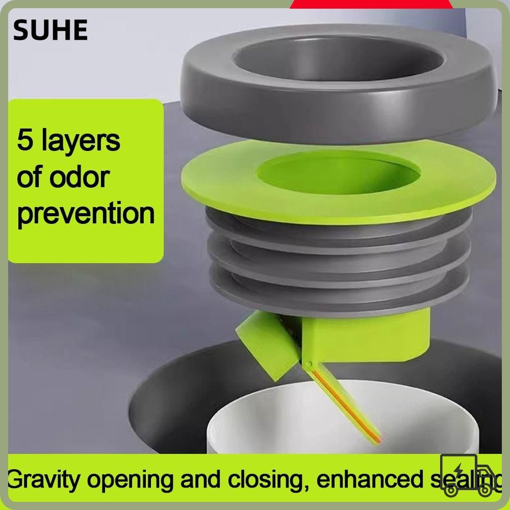 LUCKY-SUHE Toilet Flange, Quick Setups Leak-Proof Toilet Bowl Flange ...