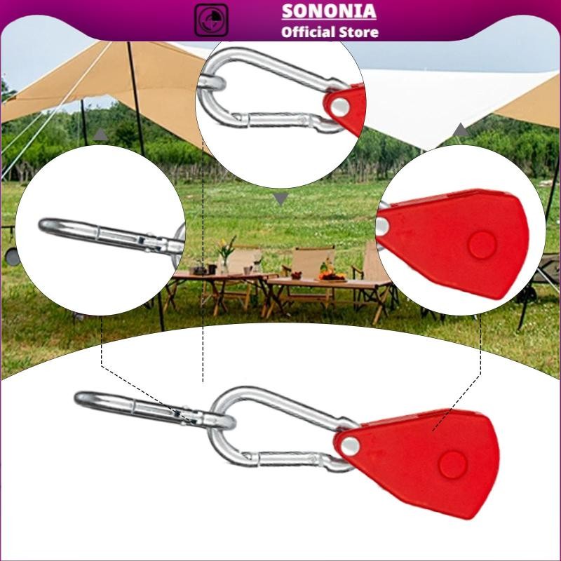 SONONIA Ratchet Pulley System Heavy Duty Quick Adjustment Rope ...