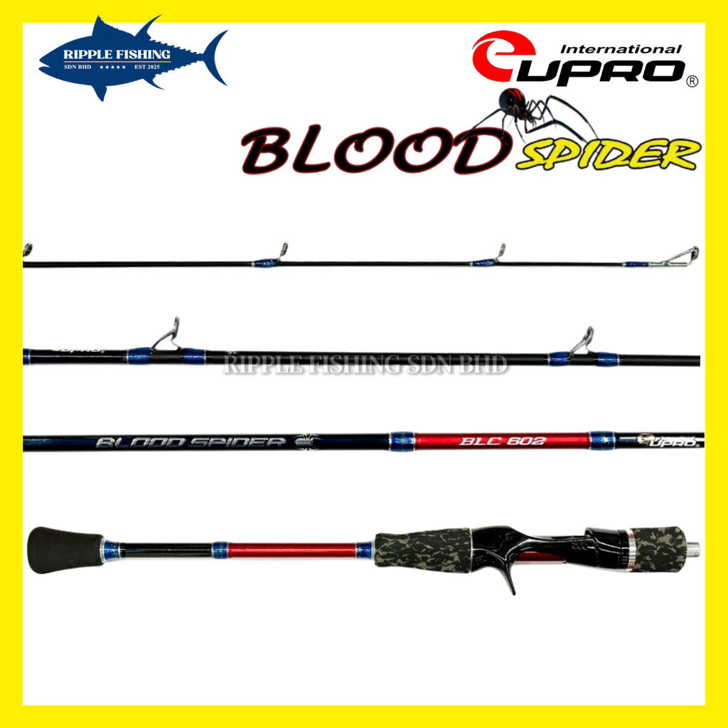 EUPRO BLOOD SPIDER CASTING ROD （BLC562 / 602） | Shopee Malaysia