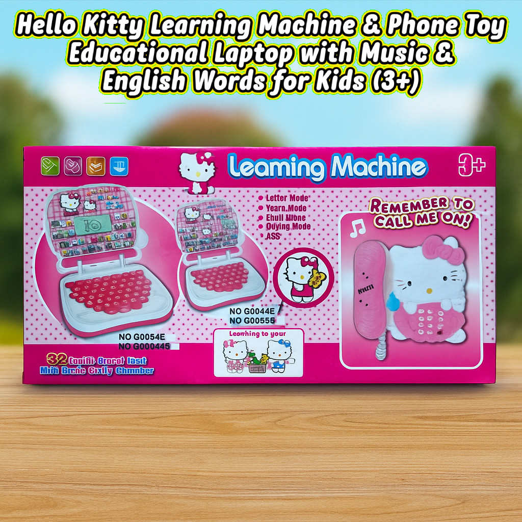 🎀 Hello Kitty Learning Machine & Phone Toy – Educational Laptop with ...
