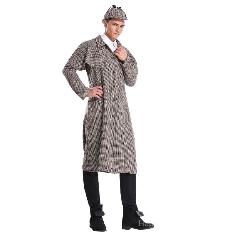 24 Hours Delivery YWWW Halloween Parent-Child Costume Detective ...