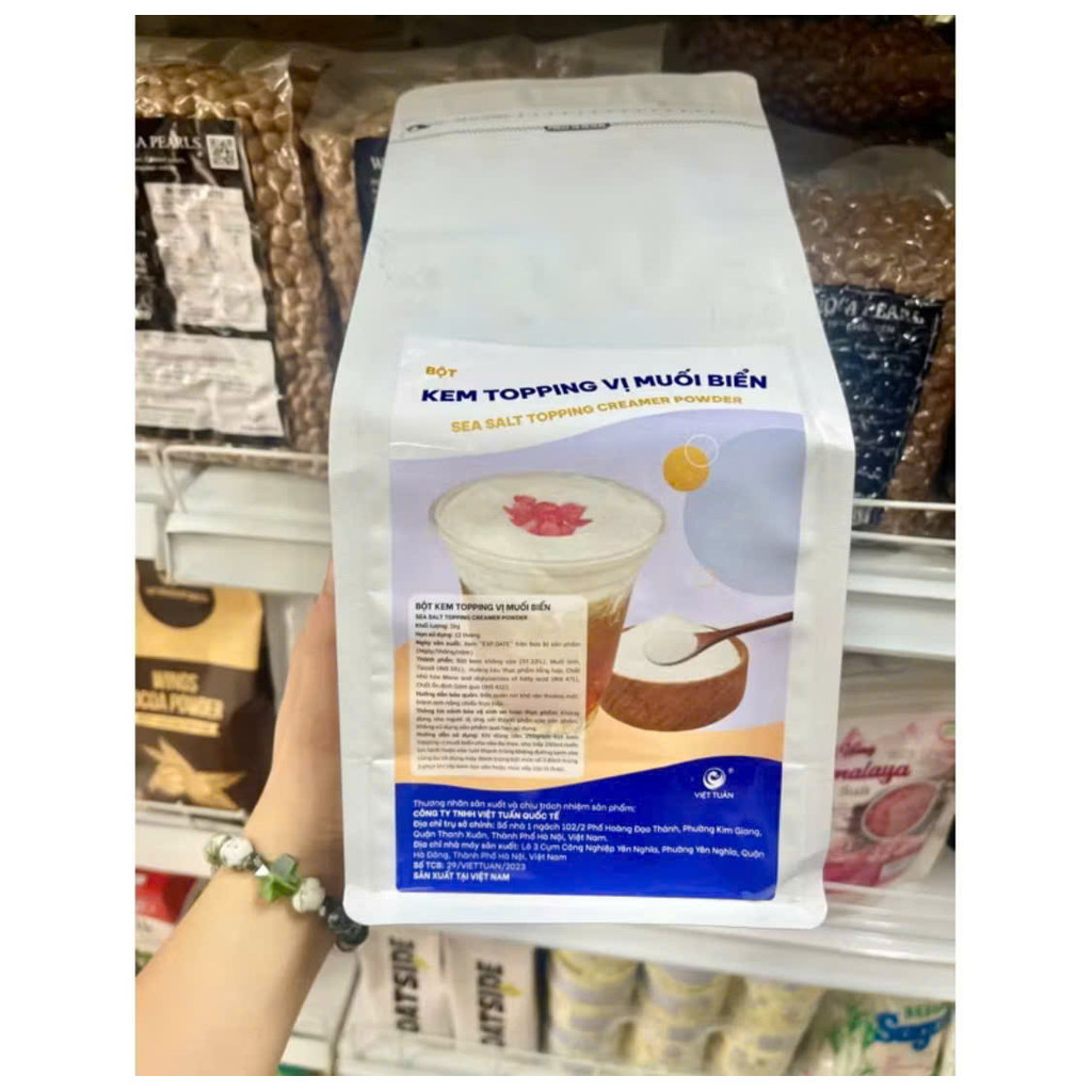 Viet Tuan Sea Salt Flavor Topping Cream Powder - Smooth, Fatty Salt ...