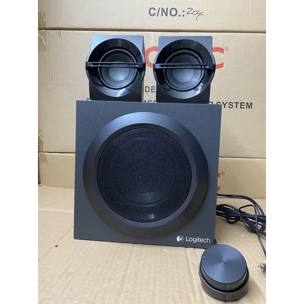 2.1 Logitech Z333 Desktop Computer Multimedia Speaker Active Subwoofer ...