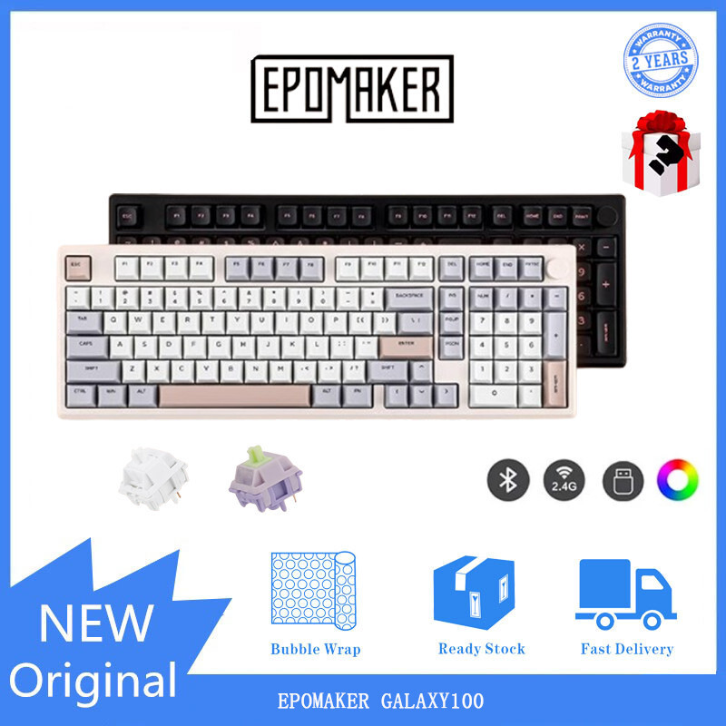 EPOMAKER Galaxy 100 Three Mode Bluetooth Mechanical Keyboard | Shopee ...