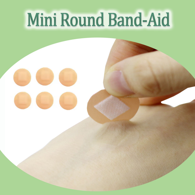 100PCS/Box Waterproof Mini Round Band-aid for Kids Skin Injection ...