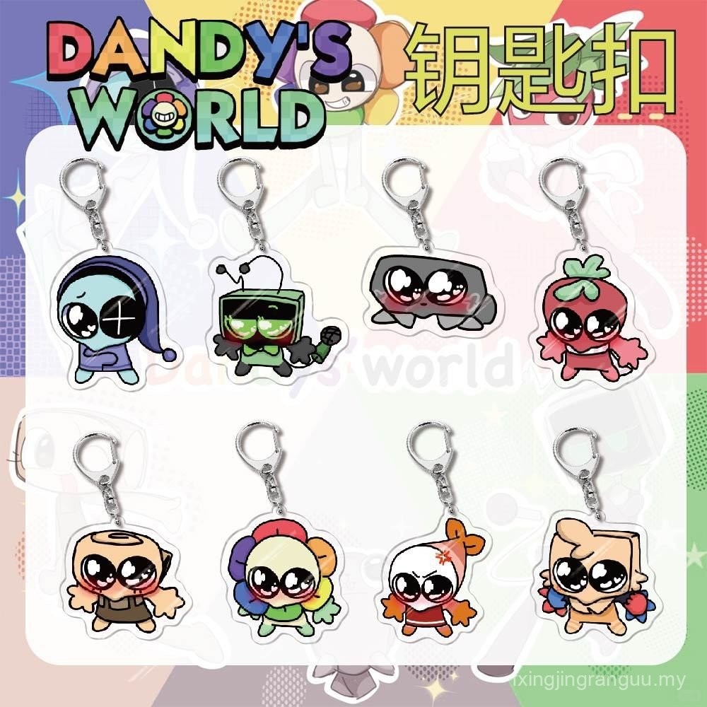 Dandys World Anime Peripheral Acrylic Keychain Pendant Cartoon | Shopee ...